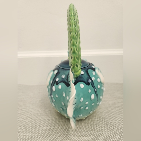 Blue Sky | Kitchen | Blue Sky Jeanette J Mccall Puffer Fish Teapot Set ...